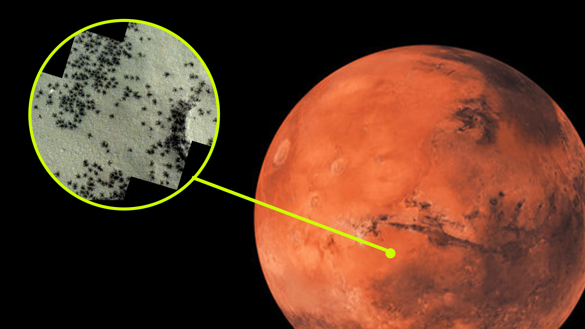 Life Found On Mars Spacecraft Spots ‘spiders Crawling On The Surface